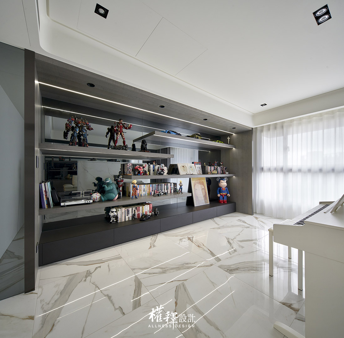 昂首・大名鑄 地點：桃園市青埔 | 坪數：41坪 - 經典人文 - 作品賞析 | 權釋設計ALLNESS DESIGN｜住宅美學 · 豪宅設計 · 商空設計