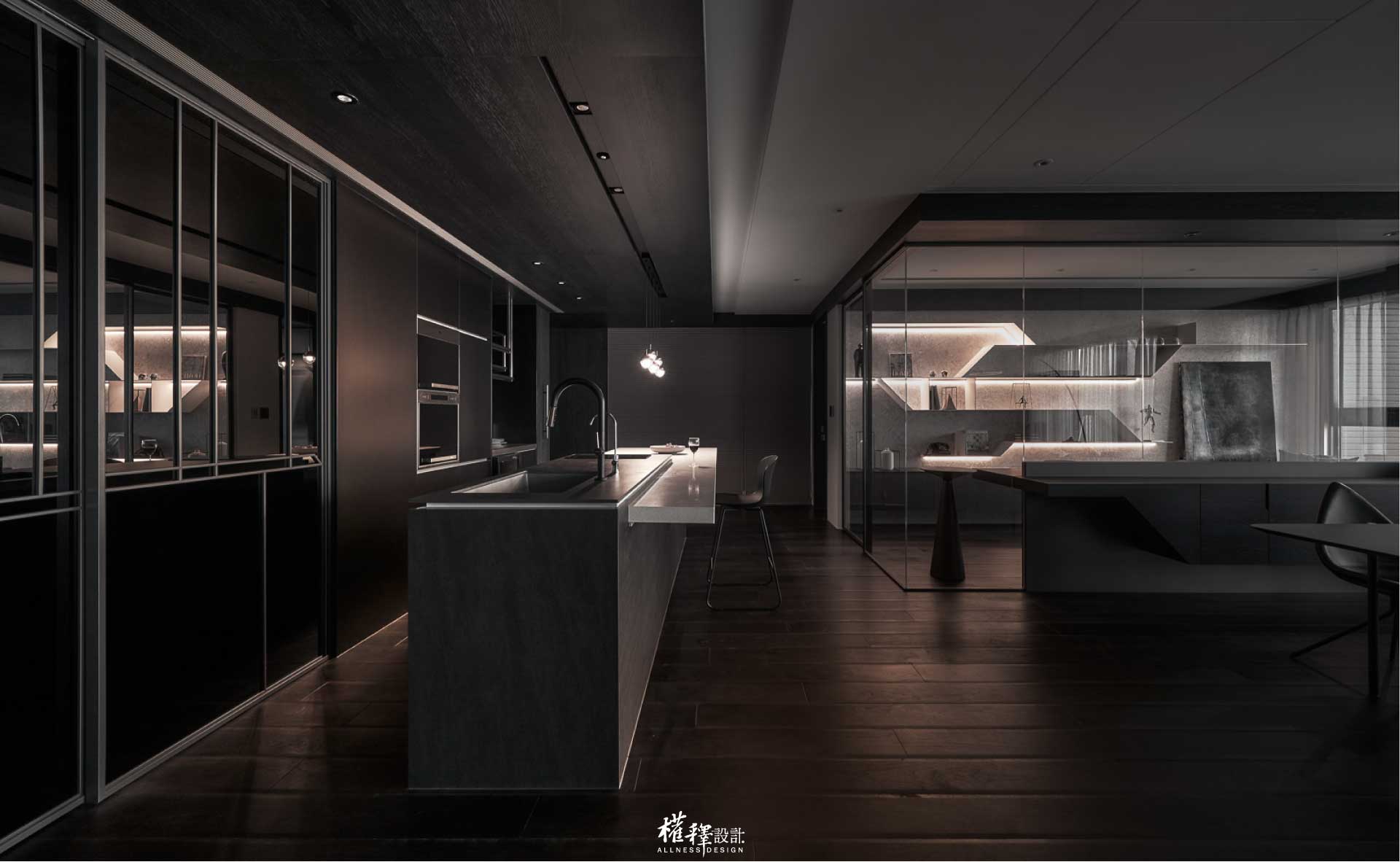 內斂機能的品味住所_香榭園 - 作品賞析 | 權釋設計ALLNESS DESIGN｜住宅美學 · 豪宅設計 · 商空設計