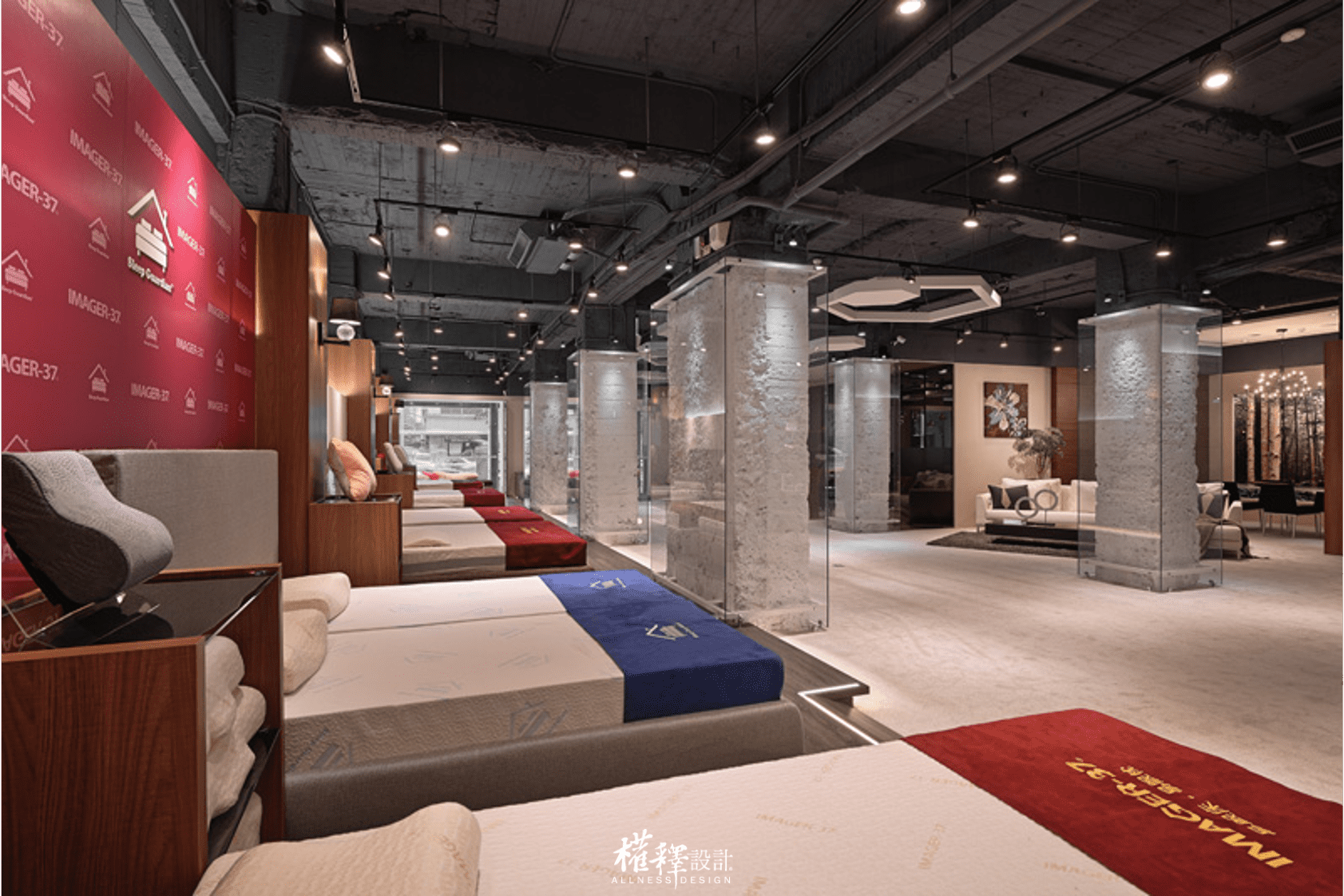 易眠床 - 商業空間 - 作品賞析 | 權釋設計ALLNESS DESIGN｜住宅美學 · 豪宅設計 · 商空設計